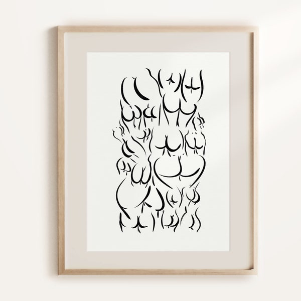 Butt Line Art - Etsy