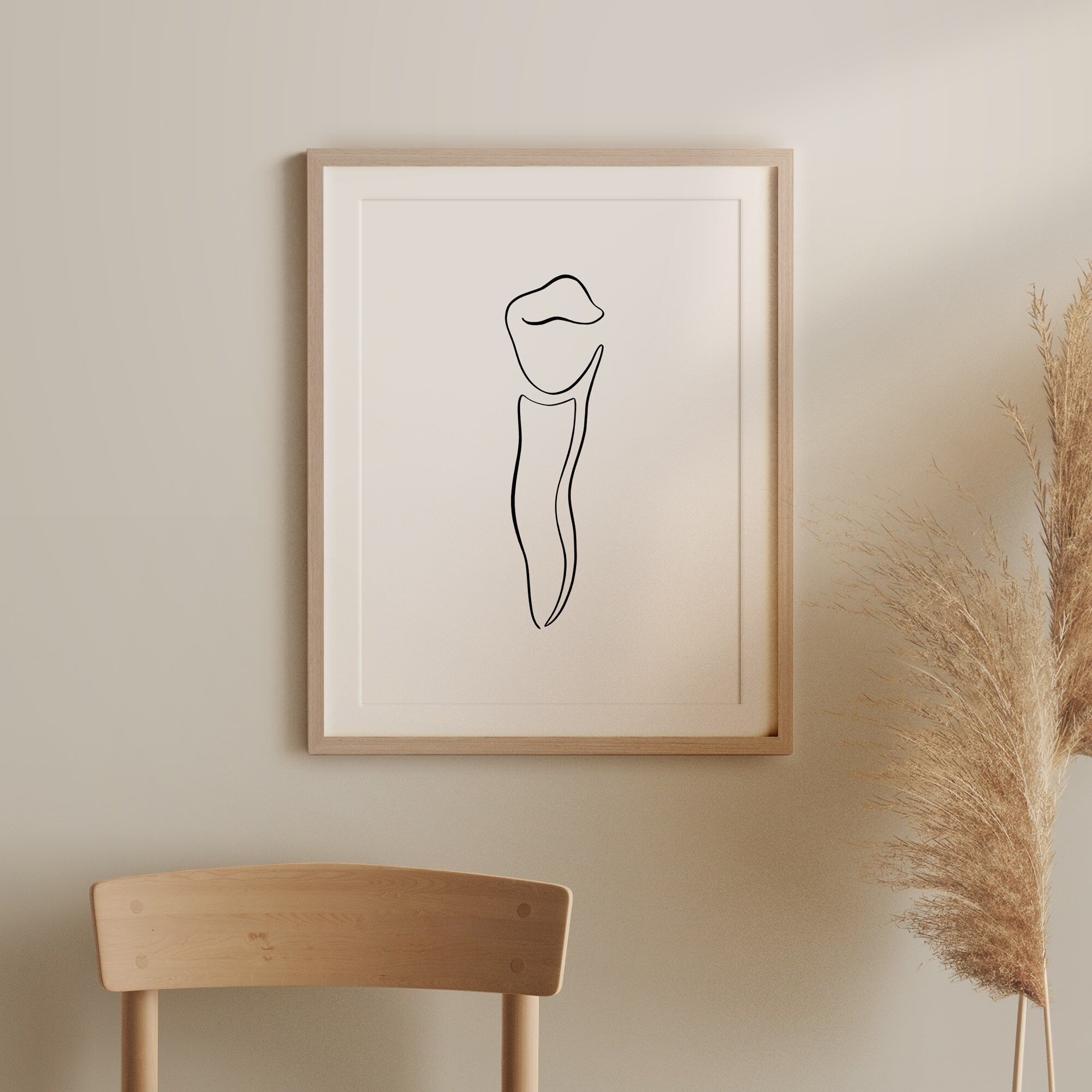 Abstract One Line Tooth Drawing Dental Painting Digital - Etsy