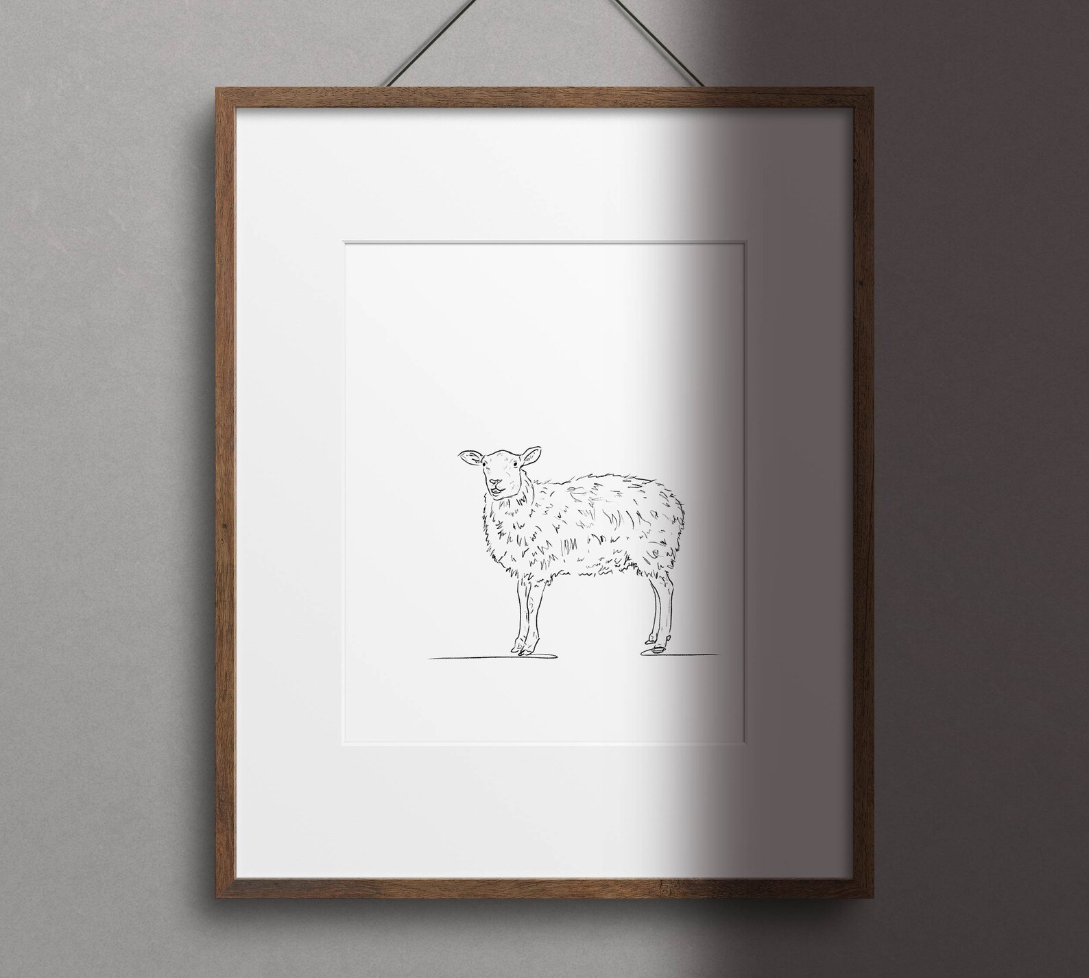 Animal Drawings Nursery Wall Art Set Printable Nursery Art - Etsy