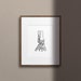 Abstract One Line Foot Painting, Bone Illustration Art Print, Medical ...