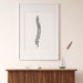 Abstract Spine Line Painting, One Line Spinal Art Print, Chiropractic ...