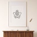 Abstract Pelvis Line Painting, One Line Bone Illustration, Chiropractic ...