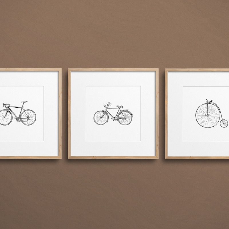 Bicycle Art Print - Etsy