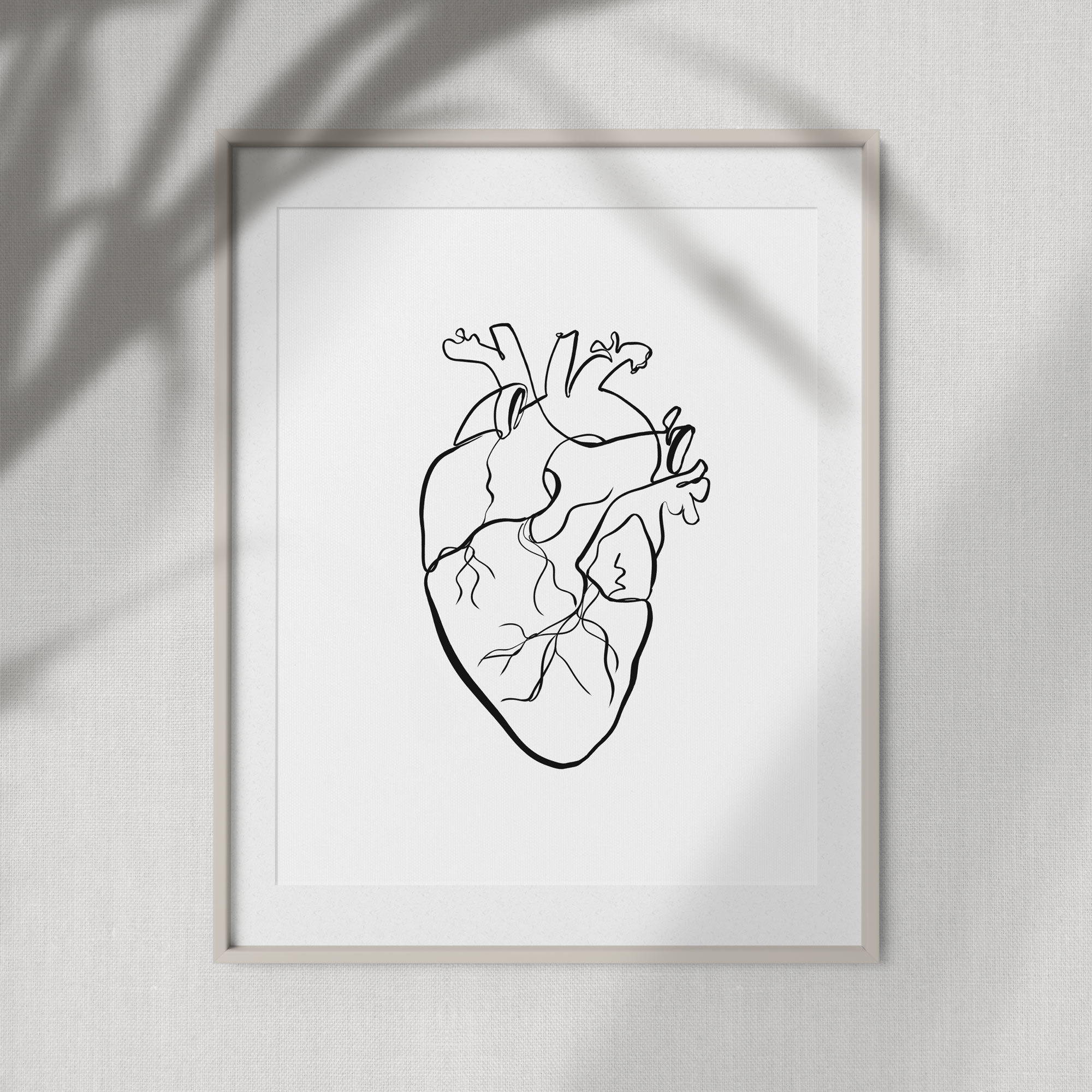 Abstract Heart Drawing