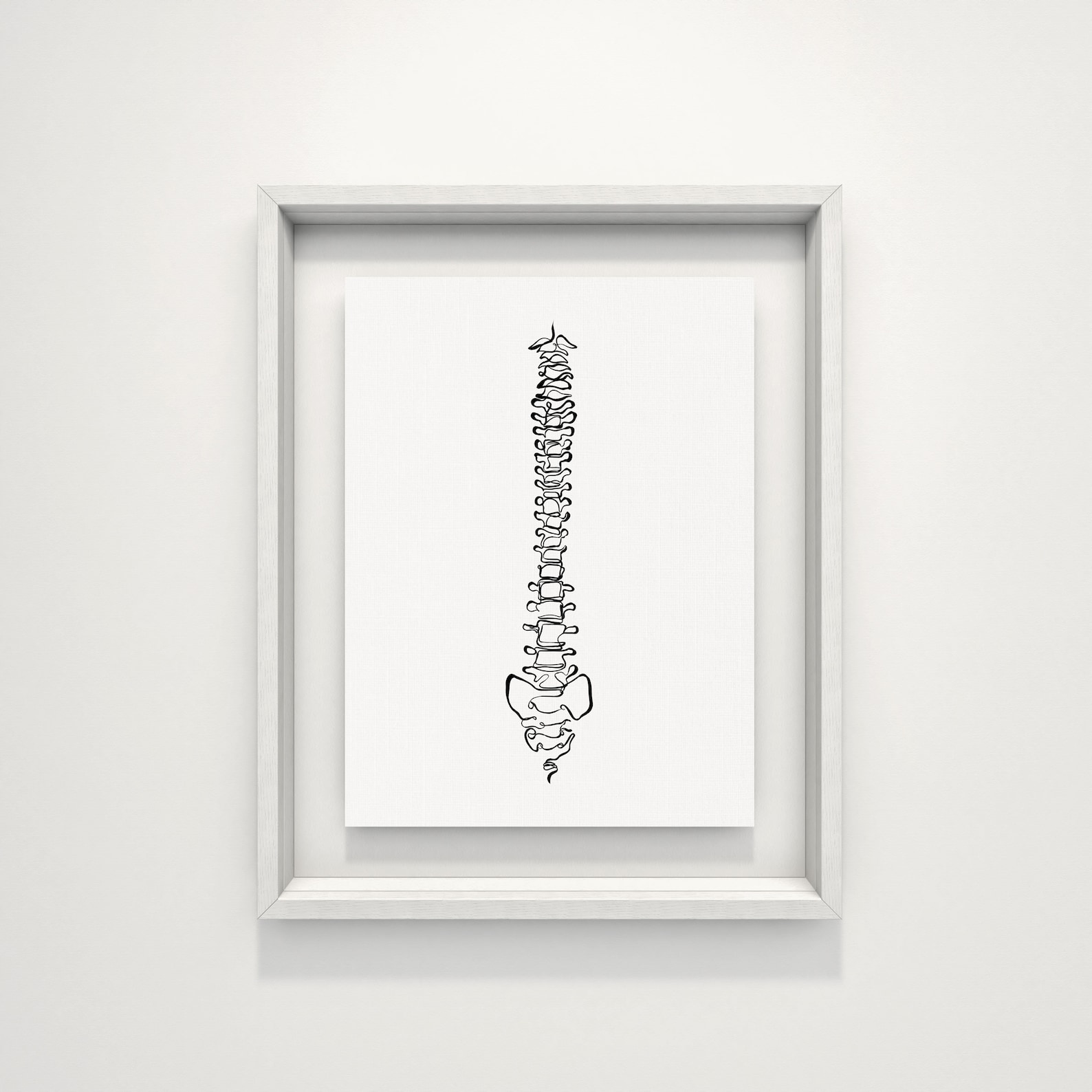 Minimalist Spinal Painting Abstract Spine Printable Wall Art - Etsy