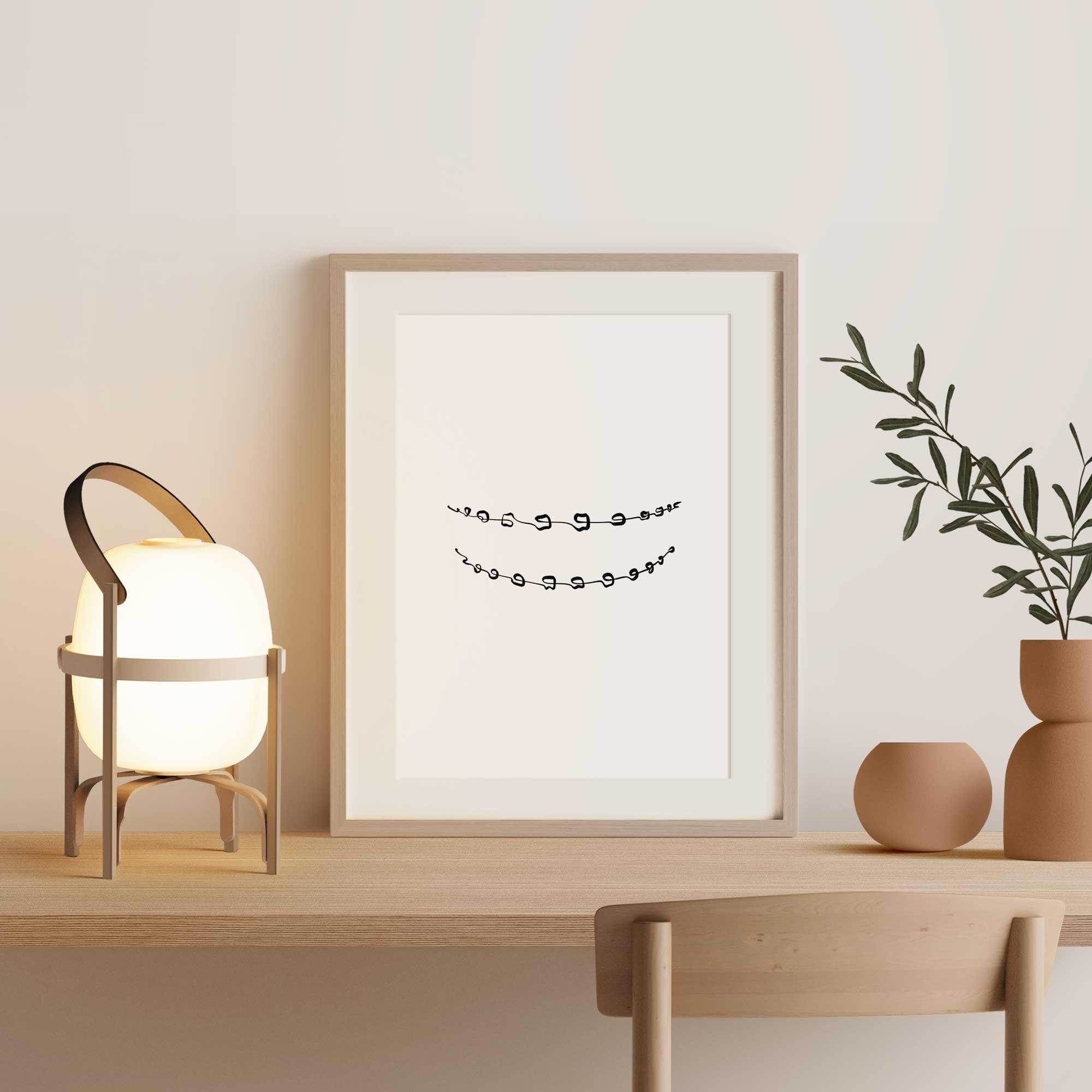 Dental Braces Line Drawing, One Line Dentist Illustration, Abstract ...