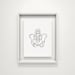 Abstract Pelvis Line Painting, One Line Bone Illustration, Chiropractic ...