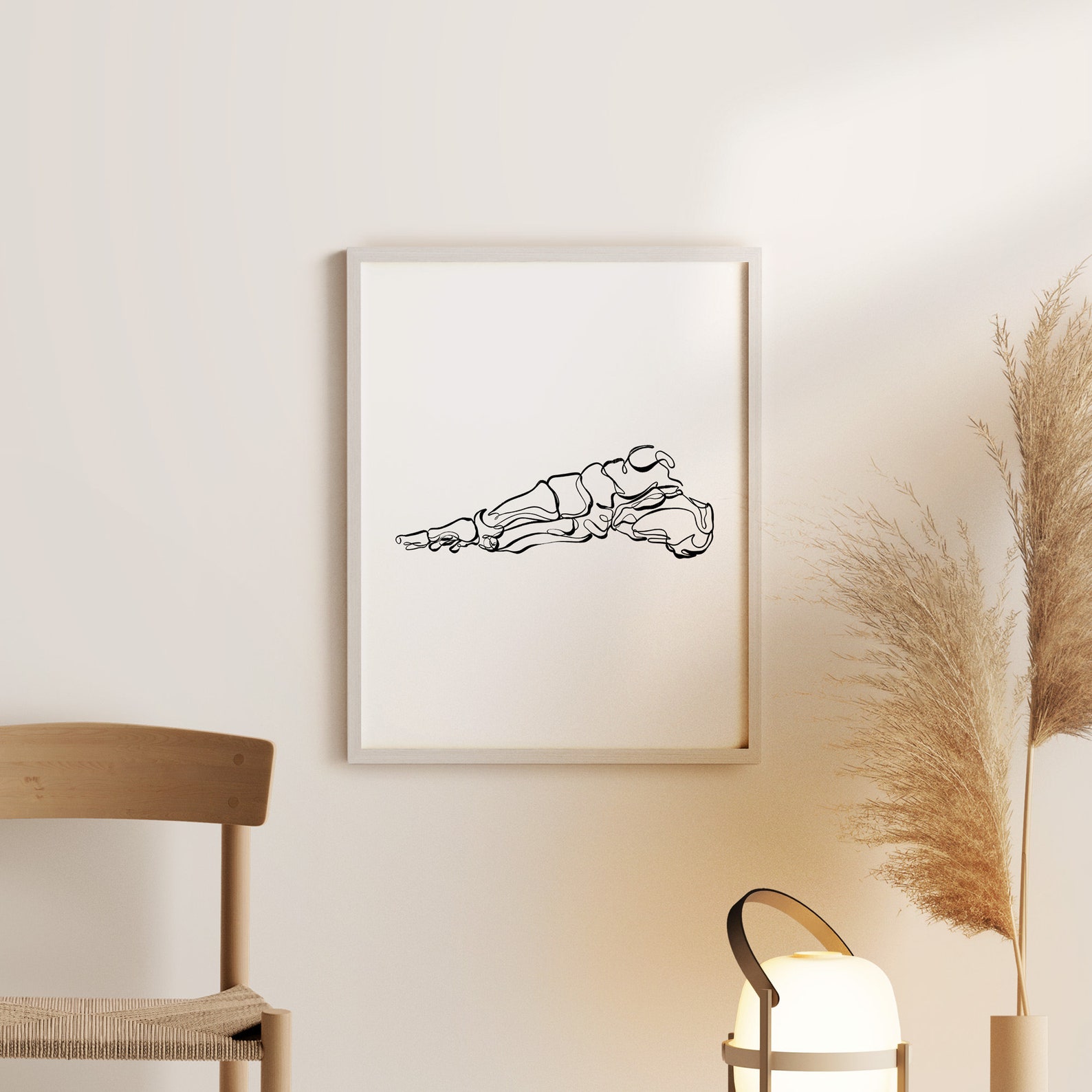 Abstract Foot Illustration, One Line Feet Drawing, Chiropractor ...