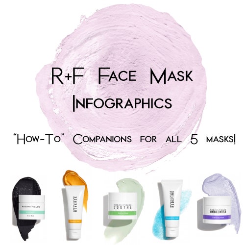Rodan and Fields Infographics for All 5 Face Masks Instant | Etsy