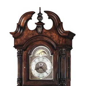 Howard Miller Reagan Grandfather Clock | Elegant Floor Clock Triple ...