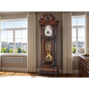 Howard Miller Reagan Grandfather Clock | Elegant Floor Clock Triple ...