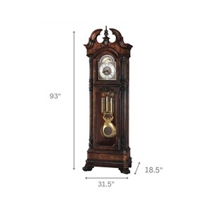 Howard Miller Reagan Grandfather Clock | Elegant Floor Clock Triple ...