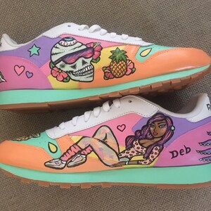 Hand Painted Reebok Classics Original Art | Fashion Art, Pop Art, Men's ...
