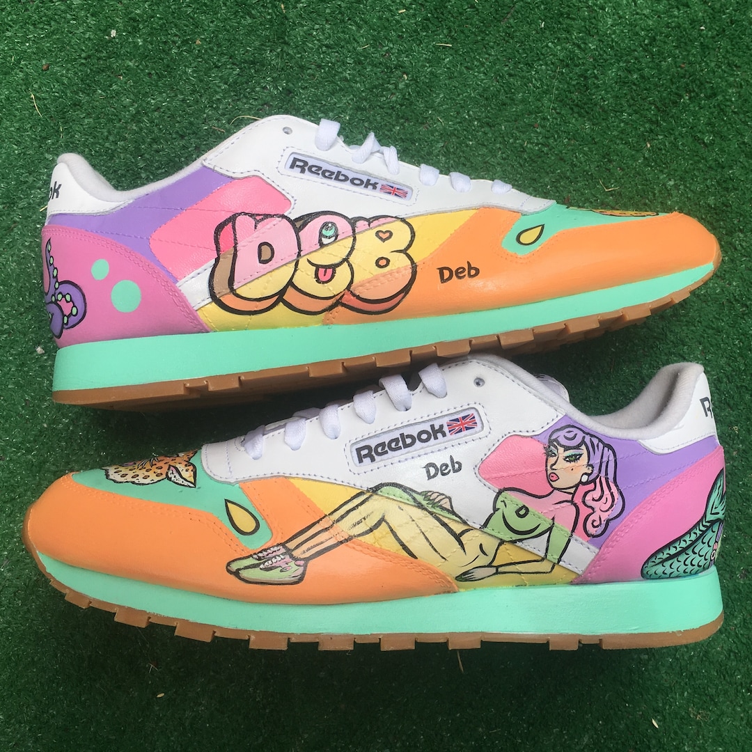 Hand Painted Reebok Classics Original Art | Fashion Art, Pop Art, Men's ...