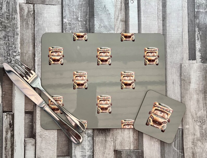 Motorhome Camping Car RV Campervan Tablemat Placemat Place - Etsy