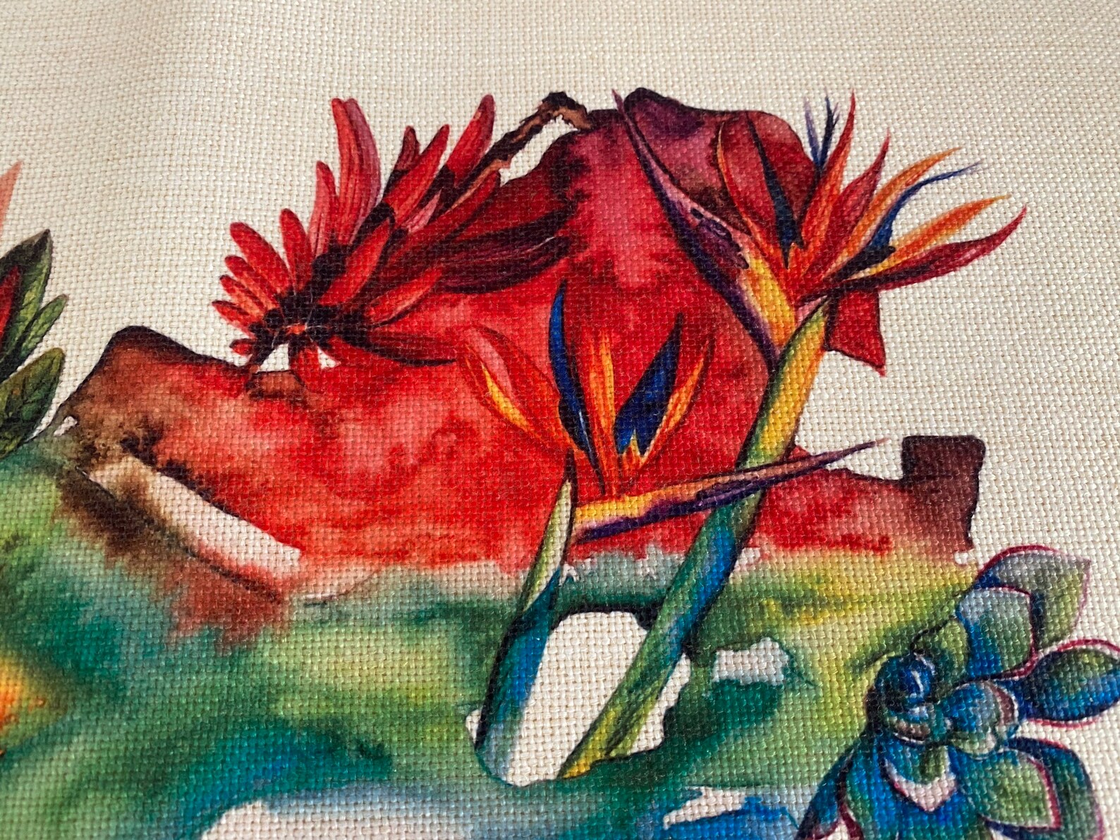 Floral Map of South Africa Design With Protea Fynbos - Etsy UK