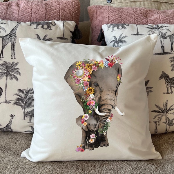 Elephant Cushion - Etsy UK
