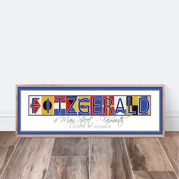 Custom Nautical Flag Nautical Flag Sign Nautical Flag Decor | Etsy