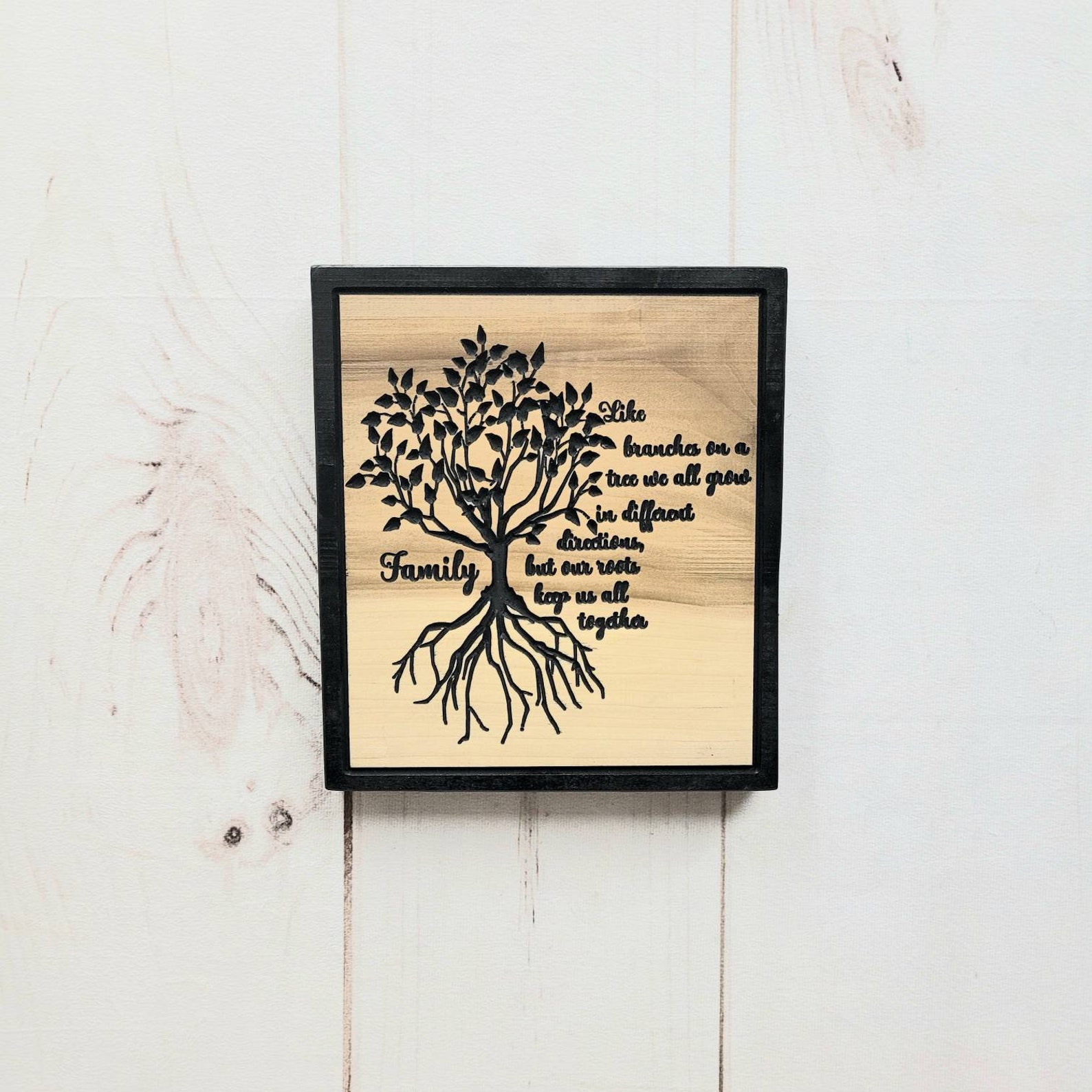 Family Tree Solid Wood Carved Wall Hanging Home Decor - Etsy