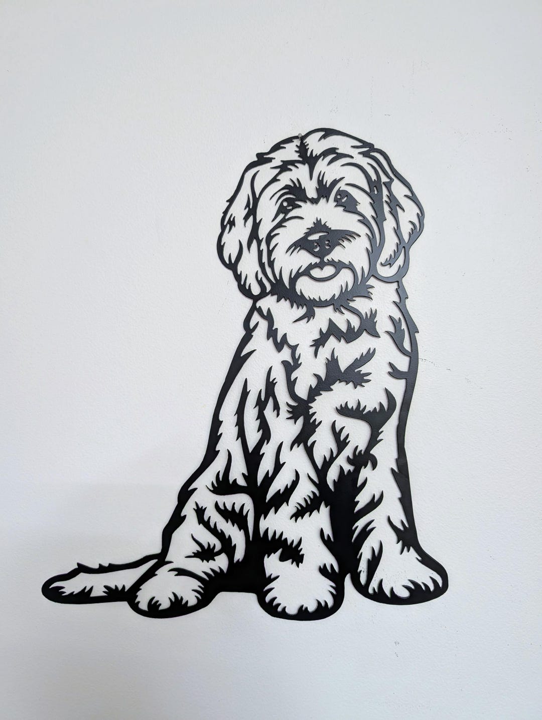 Doodle Metal Art Sign: Furry Friend Decor, Gift for Goldendoodle Mom ...