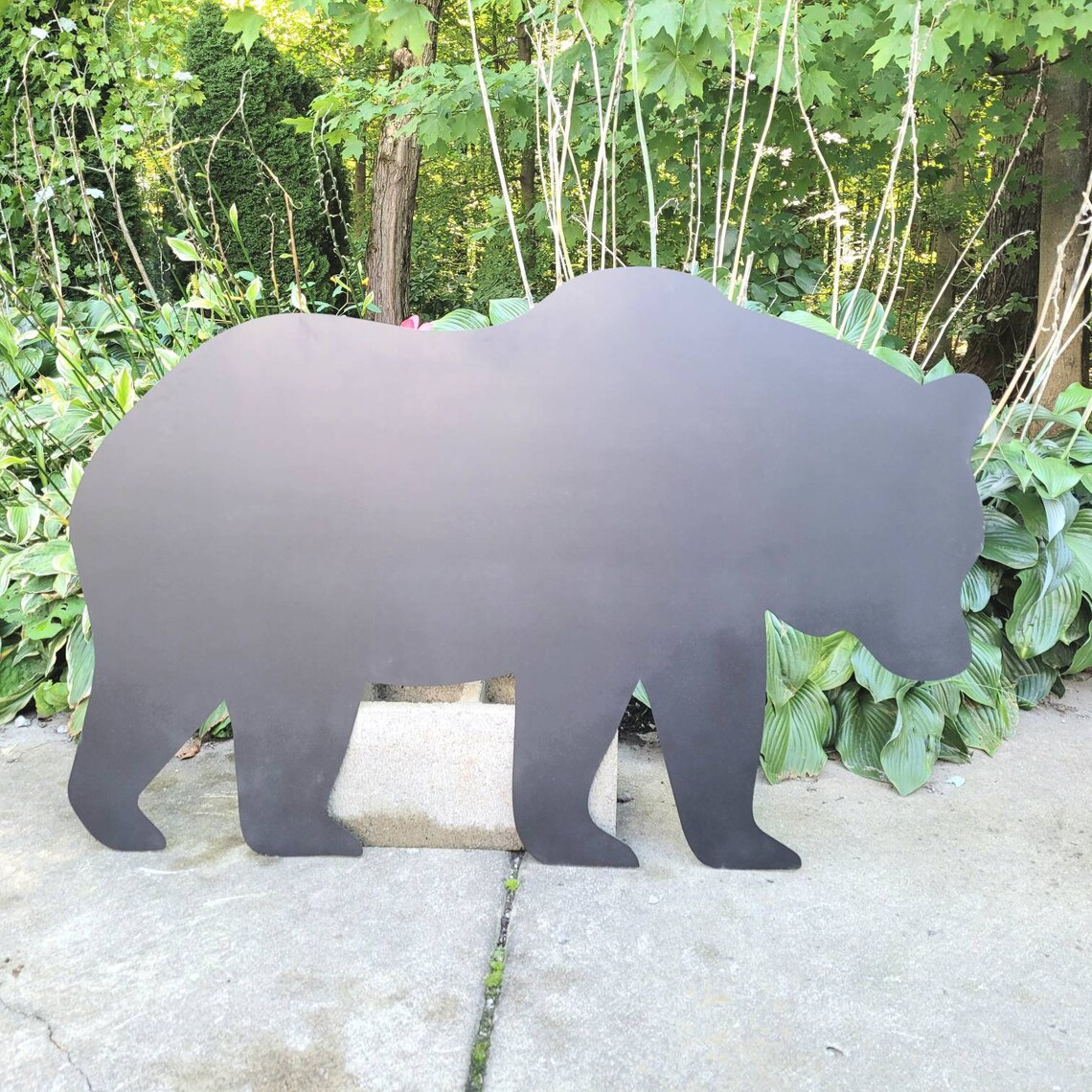 Metal Bear Yard Art: Wildlife Cabin Decor, Lawn Ornament - Etsy