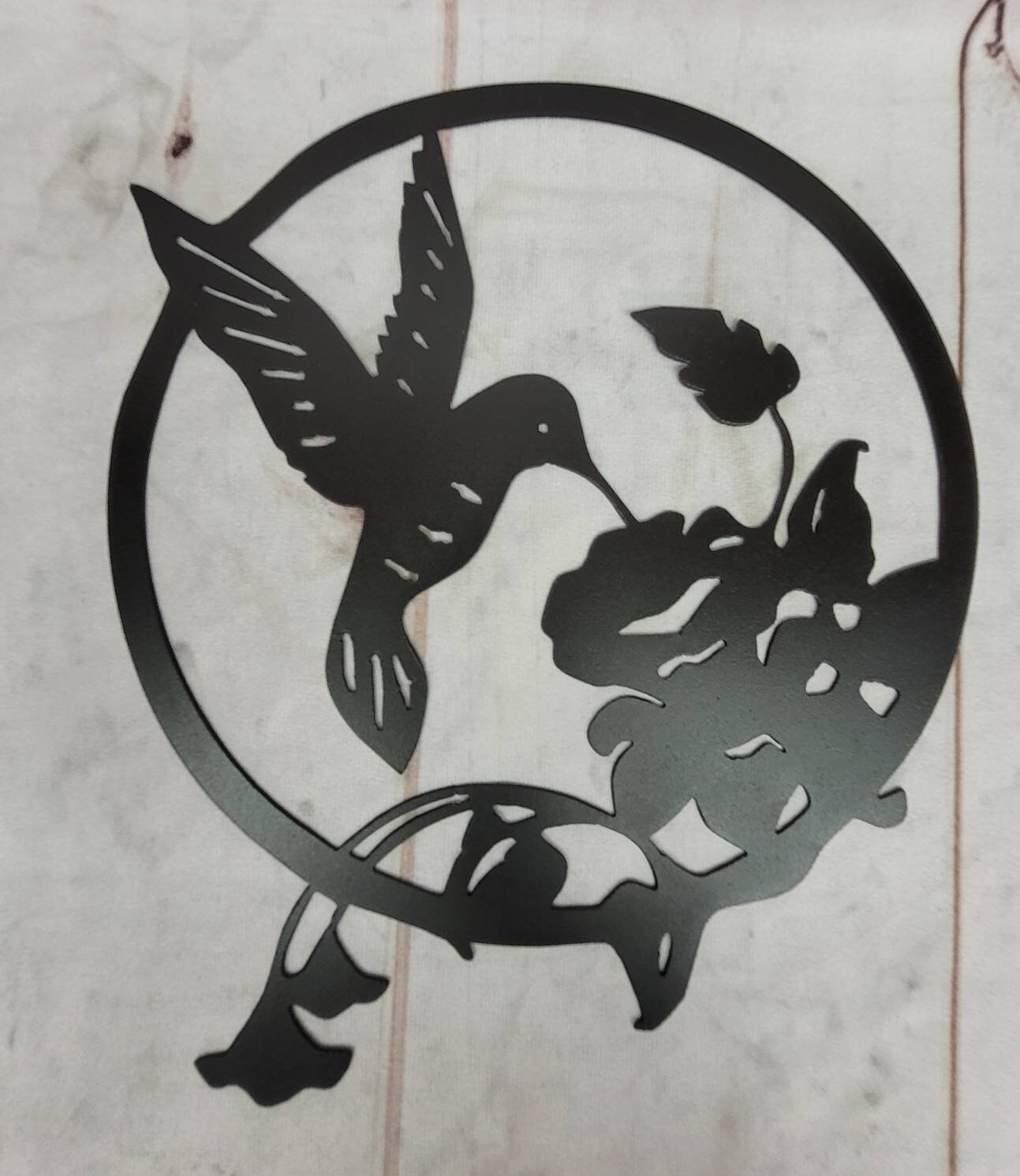 Metal Hummingbird Decor Hummingbird Art Metal Sign | Etsy