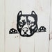 Pitbull Wall Decor Metal Wall Art, Pitbull Mom Gift, American Pit Bull ...