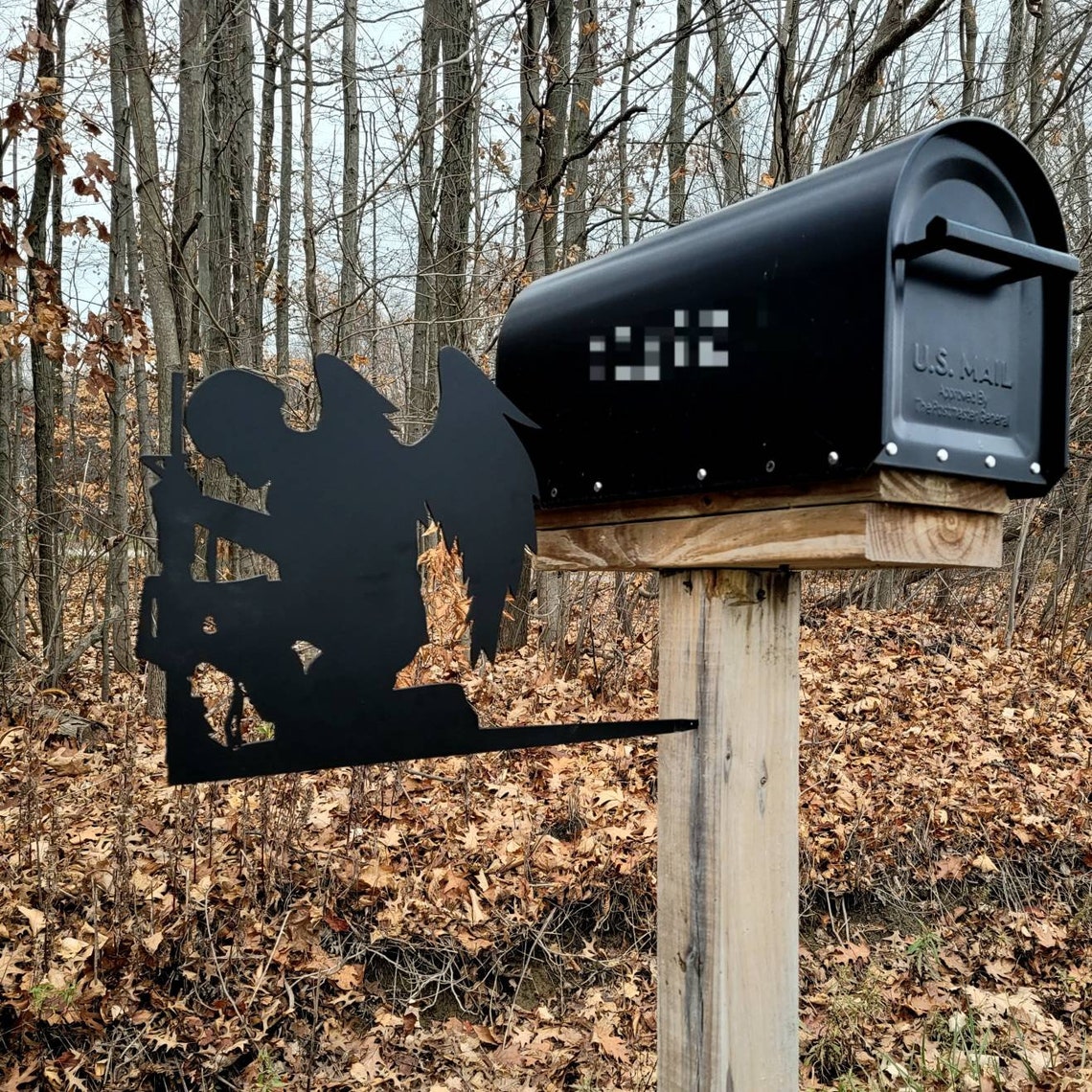 Fallen Soldier Angel Kneeling Soldier Silhouette Decorative - Etsy