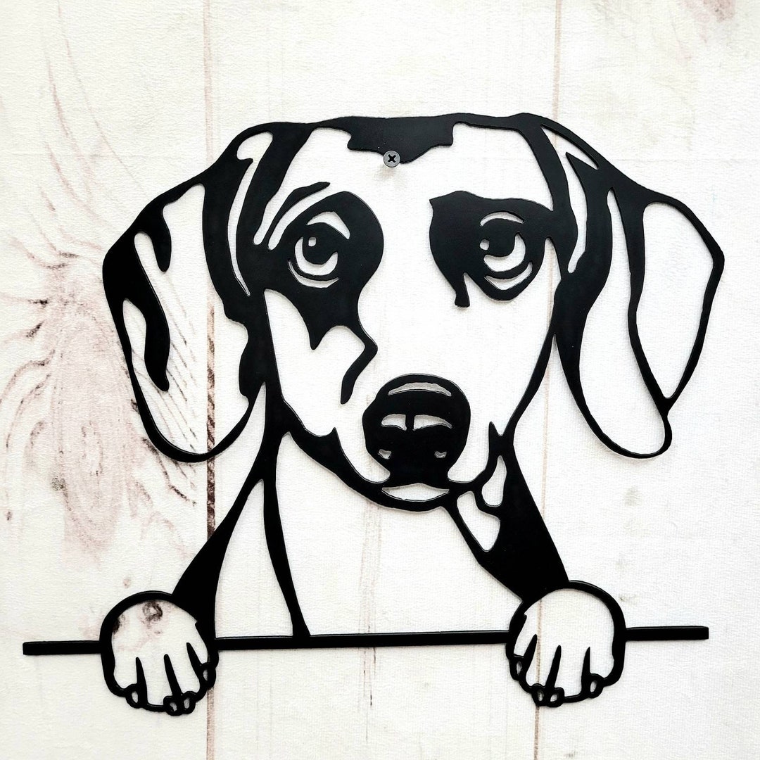 Dachshund Metal House Sign: Weiner Dog Wall Art - Etsy