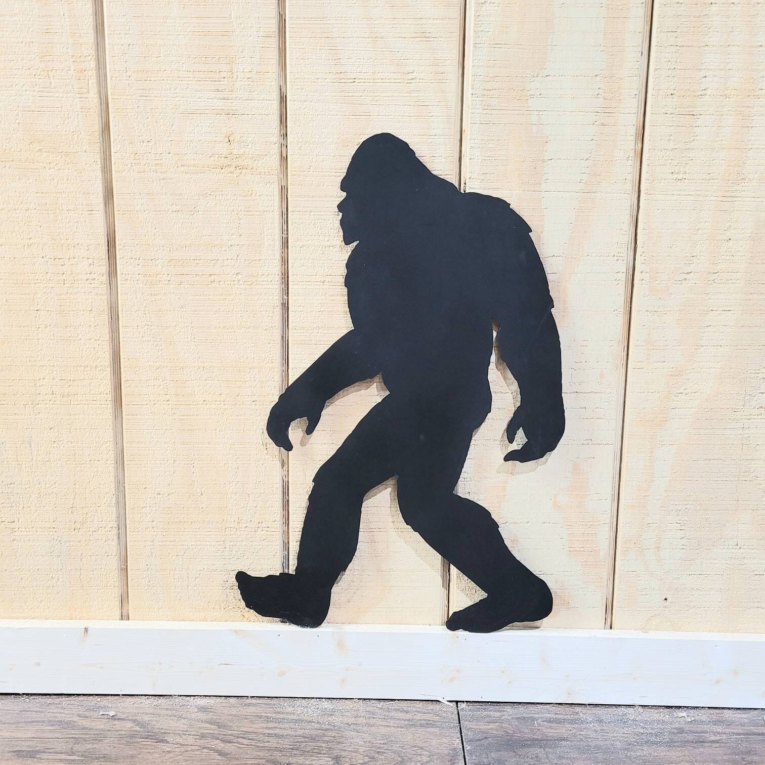 Metal Bigfoot Yard Art: Sasquatch Lawn Decoration - Etsy