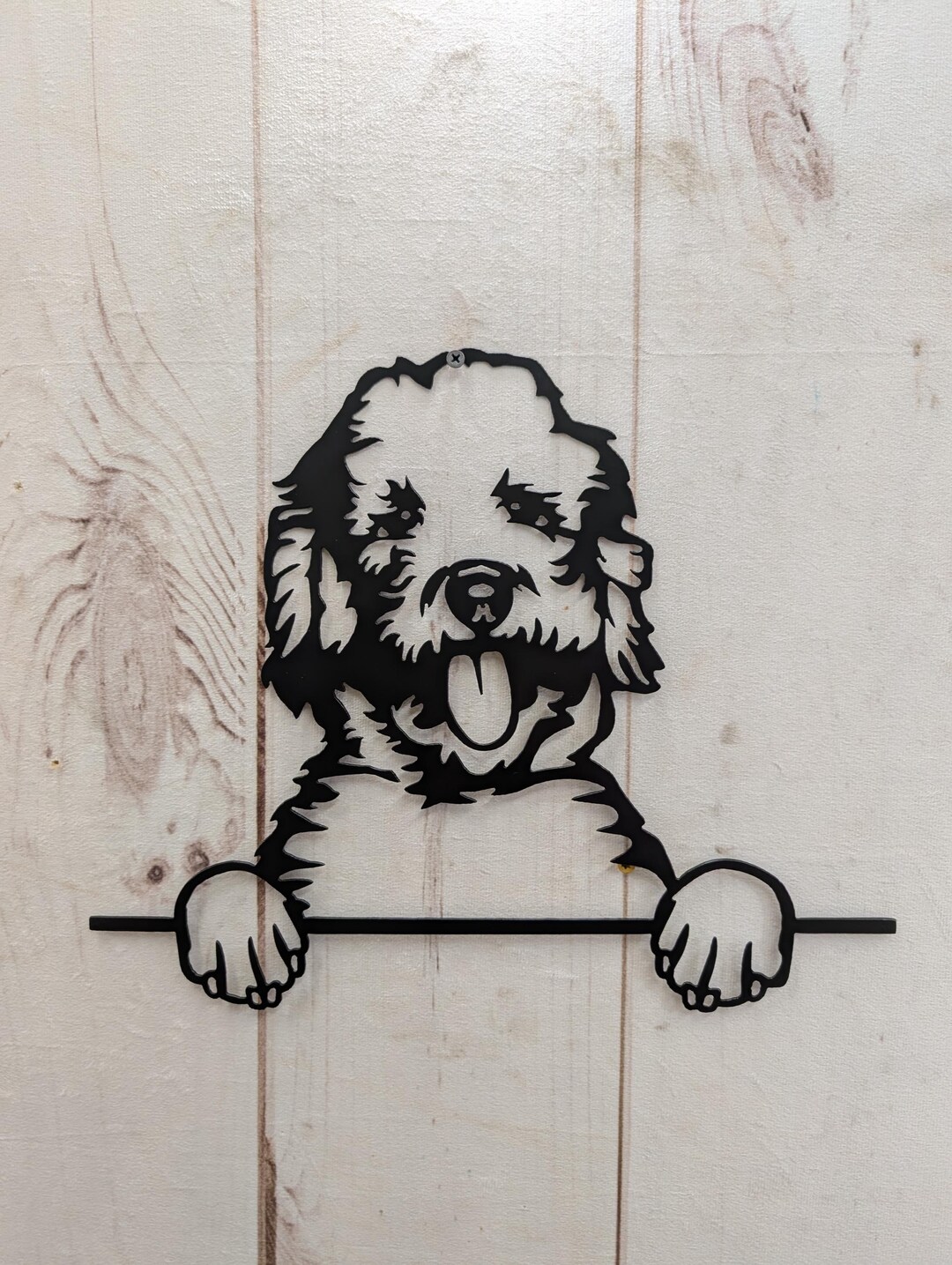 Labradoodle Metal Art Sign: Furry Friend Decor - Etsy