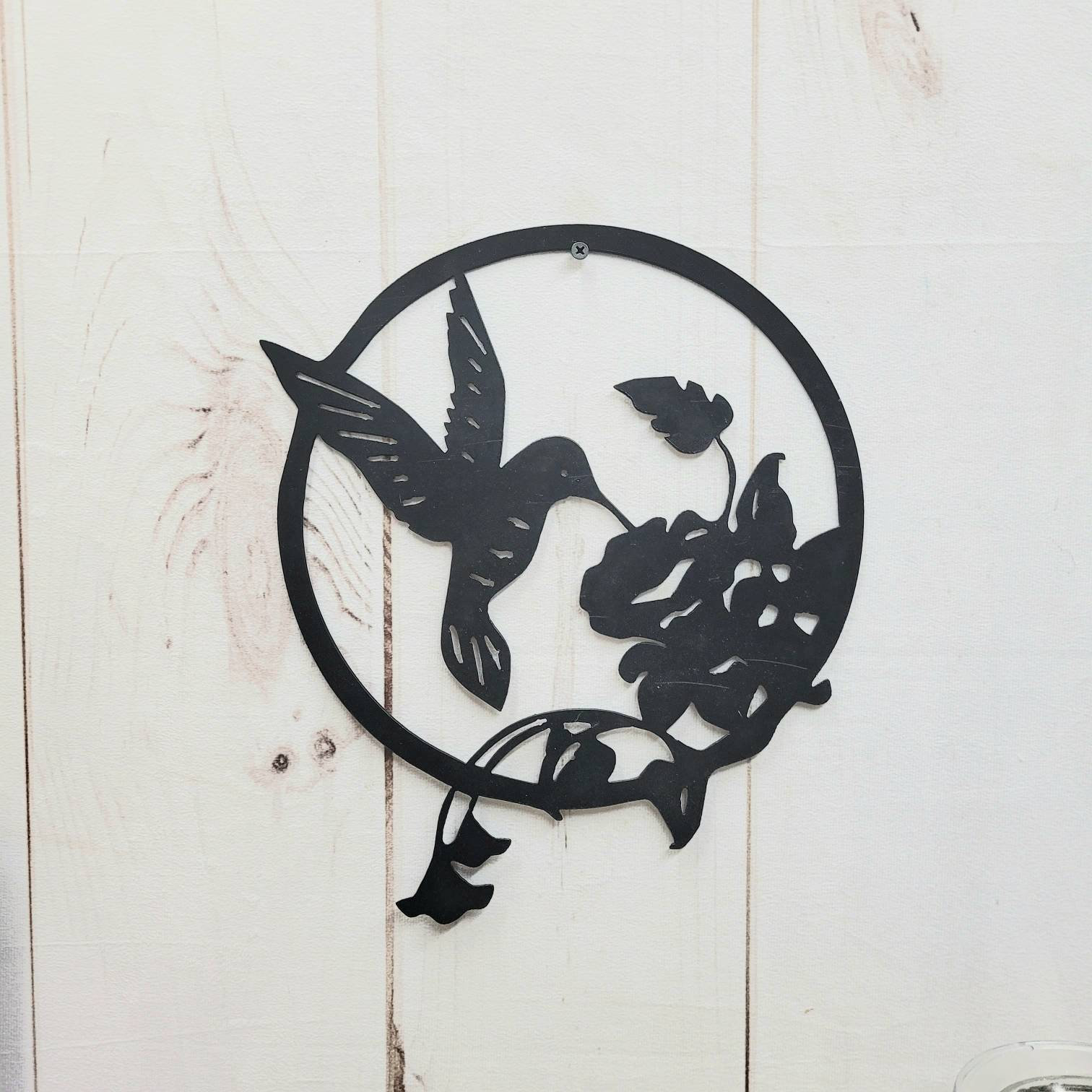 Metal Hummingbird Decor Hummingbird Art Metal Sign | Etsy