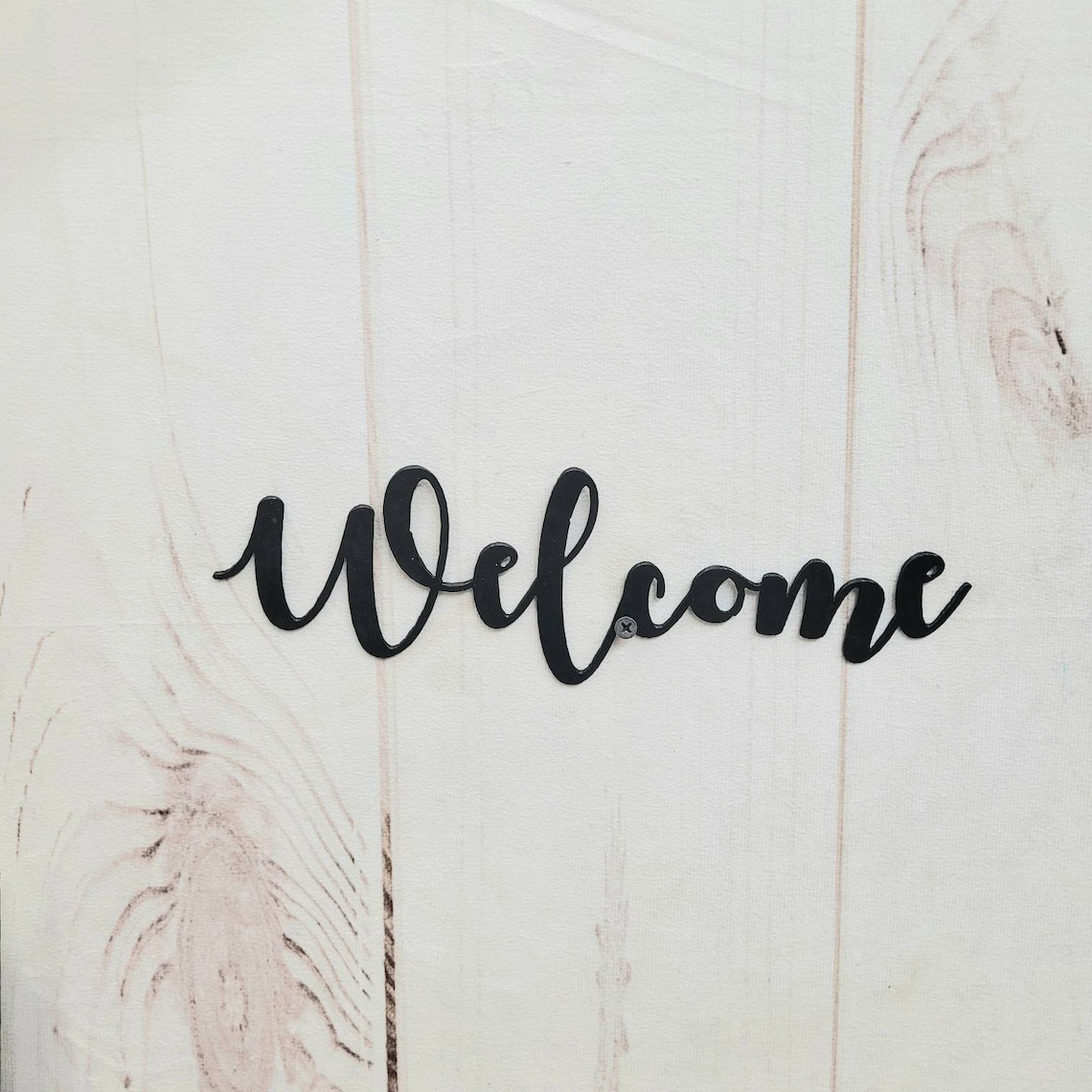 Welcome Word Art Simple Welcome Sign Front Door Hanger - Etsy