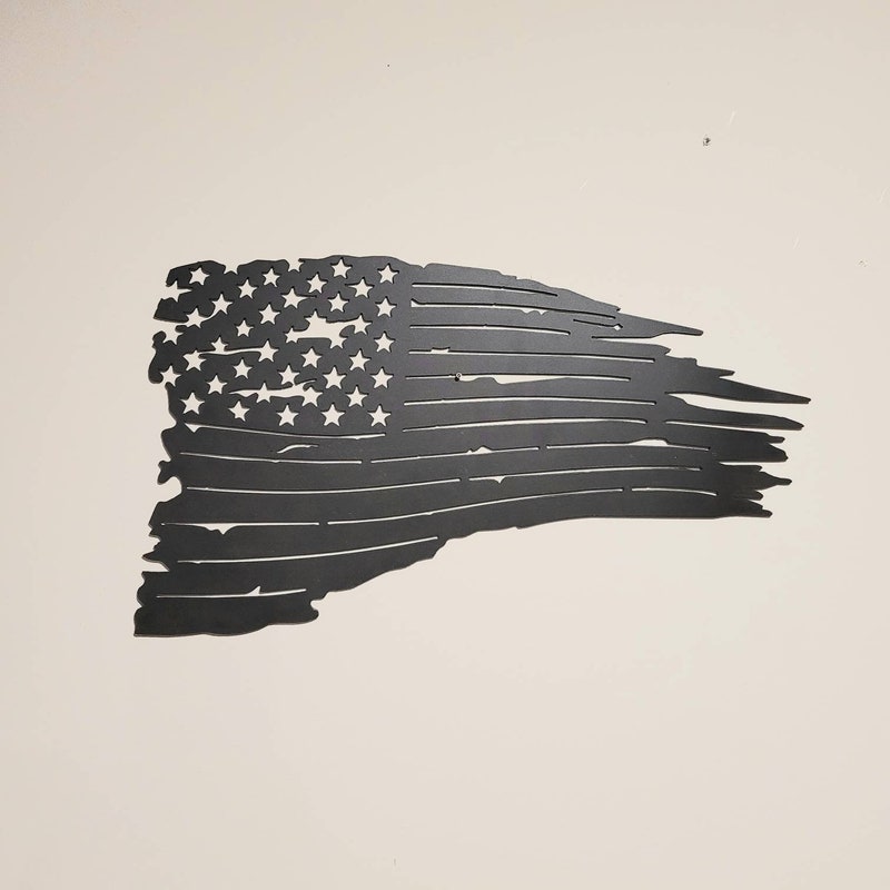 Rustic Metal Flag - Etsy