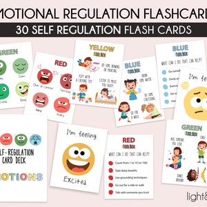 Zones of Regulation Bundle (40% OFF), Coping Skills Cards, Feelings ...