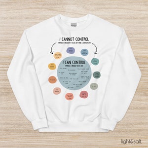 Circle of Control Sweatshirt, Things I Can Control, Mental Health ...