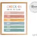 Feelings Check in Poster, Mental Health Poster, Self Care Poster, Daily ...