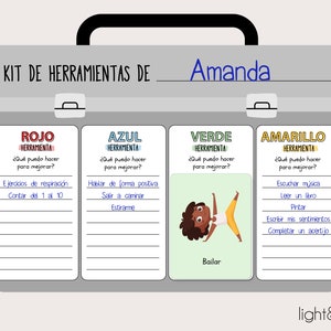 Spanish Emotional Regulation Coping Skills Tool Box, Self Regulation ...