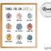 Things You Can Grow Poster, Self Growth Printable, Mental Health Poster ...