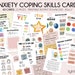 Anxiety Coping Cards Bundle, Coping Skills Cards, DBT Flash Cards ...