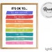 Calming Corner Bundle Set of 6, Primary Colors, Classroom Decor, Mental ...