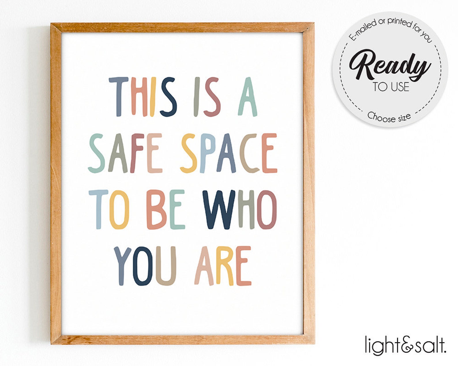 This is a Safe Space Sign Social Psychology Therapy Office | Etsy
