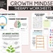 Growth Mindset Worksheets, Challenging Negative Thoughts, Therapy ...