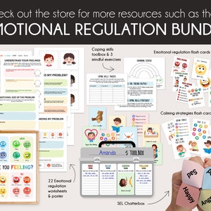 Emotional Regulation Worksheets, Social Emotional Learning, School ...