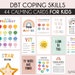 Kids Calm Down Coping Skills Cards Grounding Technique - Etsy