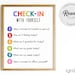 Daily Check-in Poster Self-care Daily Checklist Challenging - Etsy