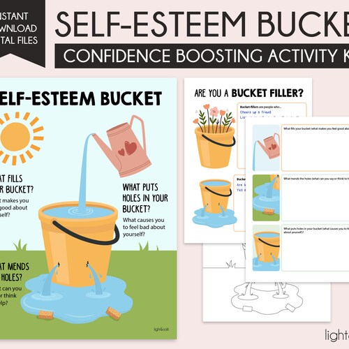 Self Confidence Worksheets Self Esteem Workbook Mental - Etsy Canada