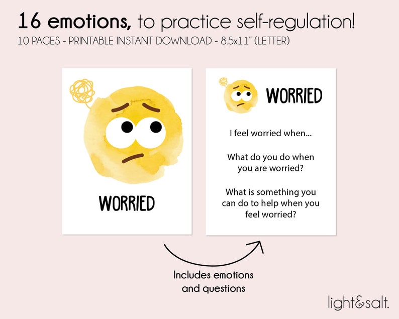 Emotions Flash Cards, Zones of Regulation Cards, Social Emotional ...
