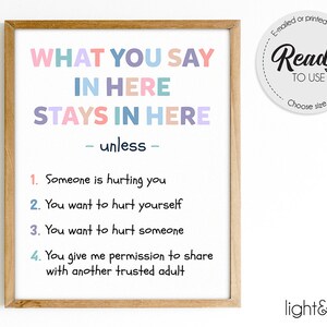 School Psychologist Poster Bundle Set of 4, Therapist Office Decor ...