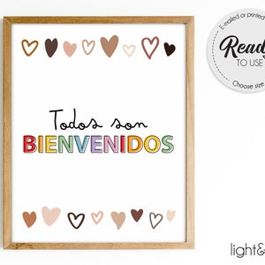 Todos Son Bienvenidos Aqui, Igualdad, BLM, Pride, All Are Welcome Here ...